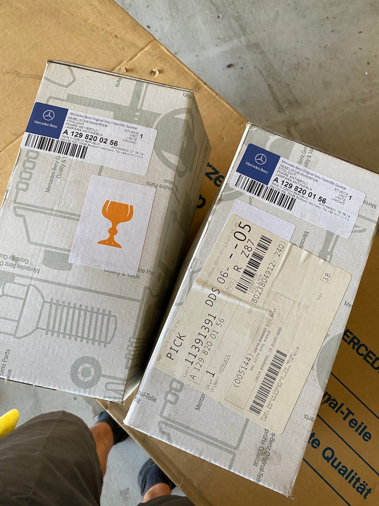 NOS, OEM Mercedes-Benz W124 E500/500E Fender & Body Parts Package For ...