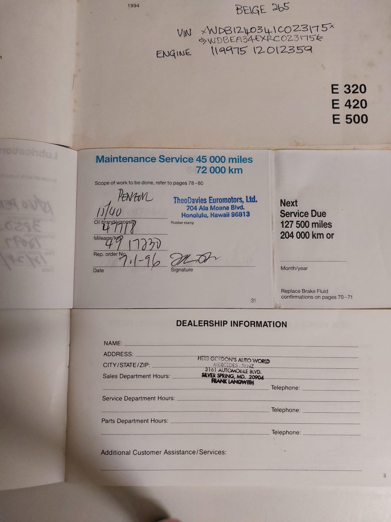 1994 Mercedes-Benz E420 For Sale | The MB Market