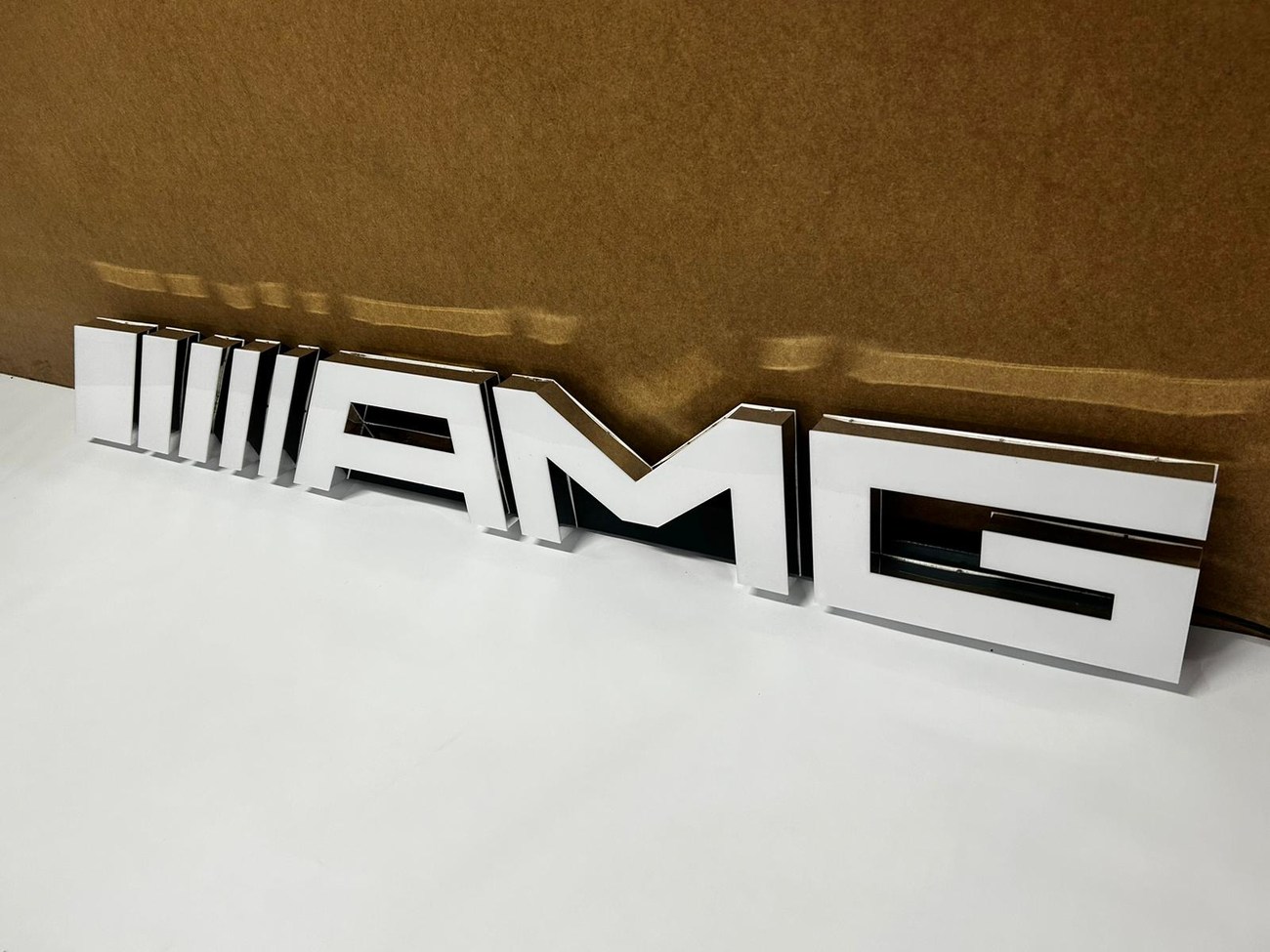 220cm x 27cm AMG Illuminated Dealer Sign For Sale | The MB Market
