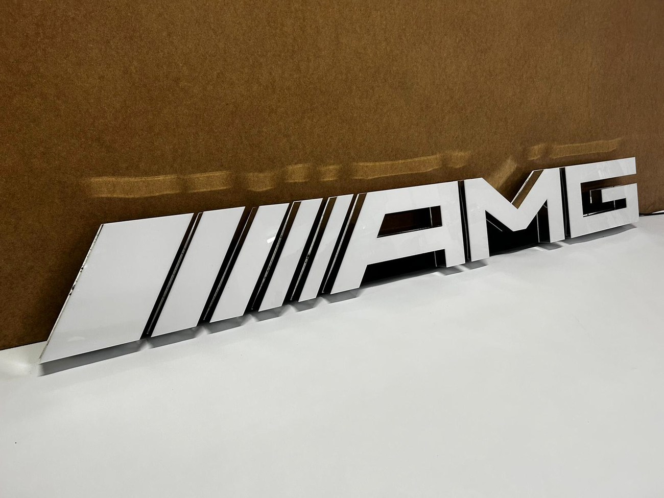 220cm x 27cm AMG Illuminated Dealer Sign For Sale | The MB Market