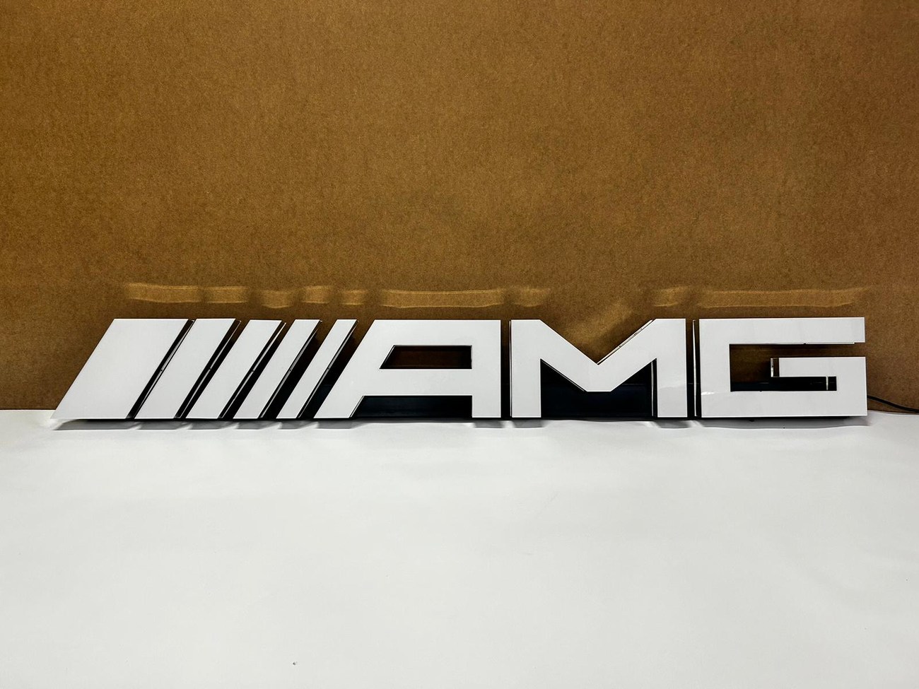 220cm x 27cm AMG Illuminated Dealer Sign For Sale | The MB Market