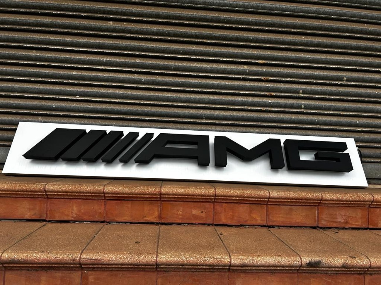 190cm x 30cm AMG Illuminated Dealer Sign For Sale | The MB Market