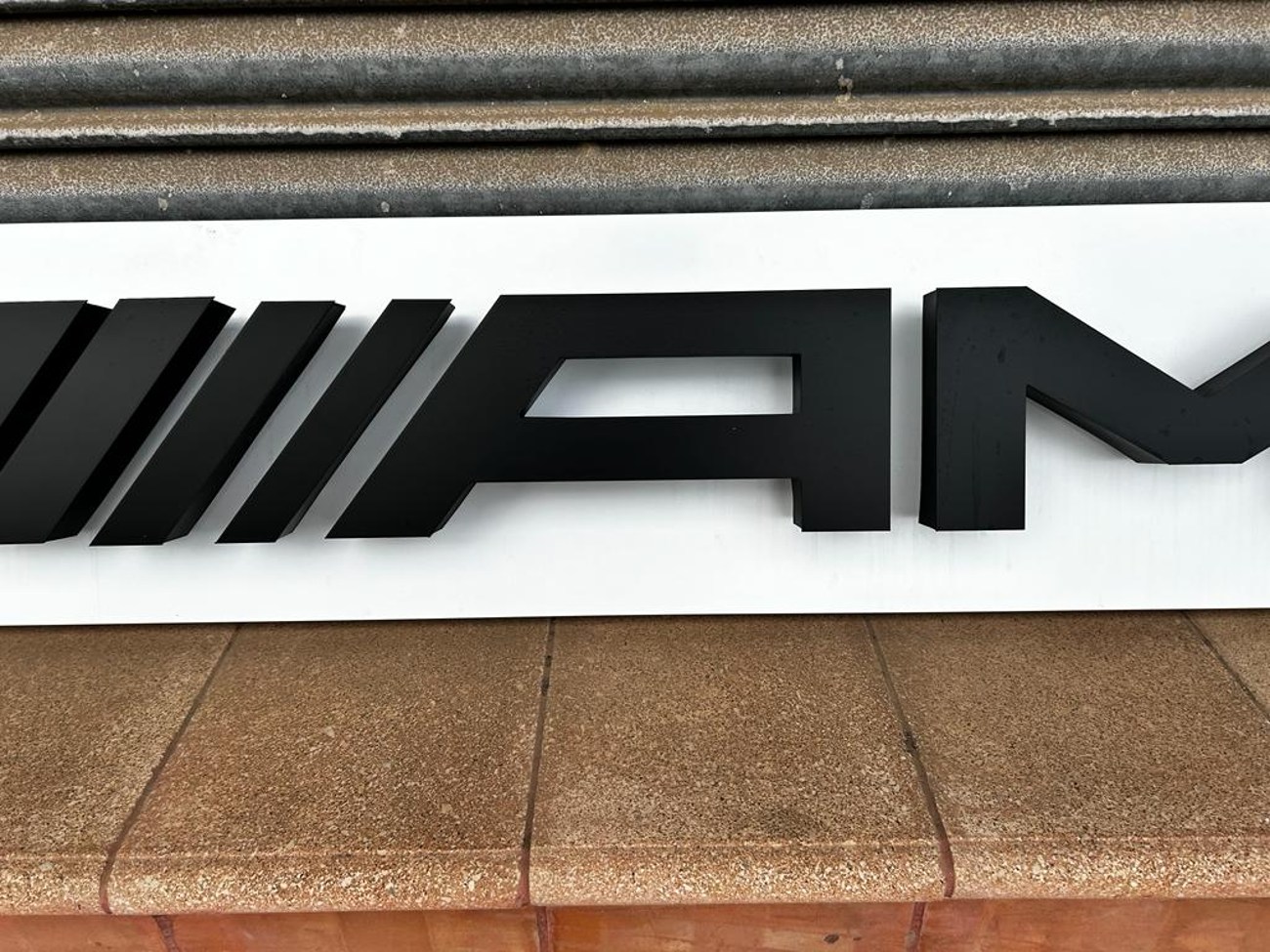 190cm x 30cm AMG Illuminated Dealer Sign For Sale | The MB Market