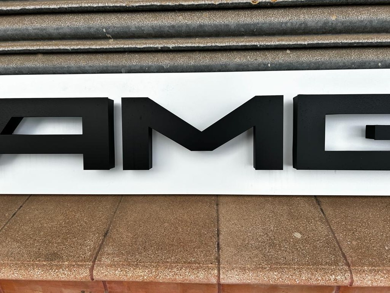 190cm x 30cm AMG Illuminated Dealer Sign For Sale | The MB Market