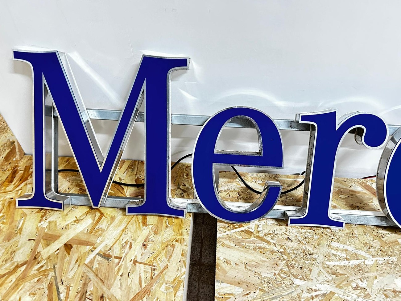 13ft x 1.5ft Illuminated Mercedes-Benz Dealer Sign For Sale | The MB Market