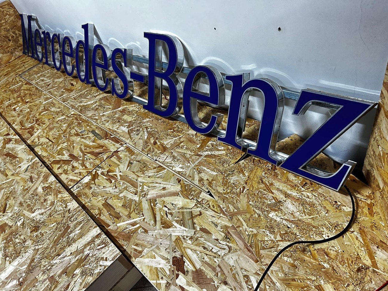 13ft x 1.5ft Illuminated Mercedes-Benz Dealer Sign For Sale | The MB Market