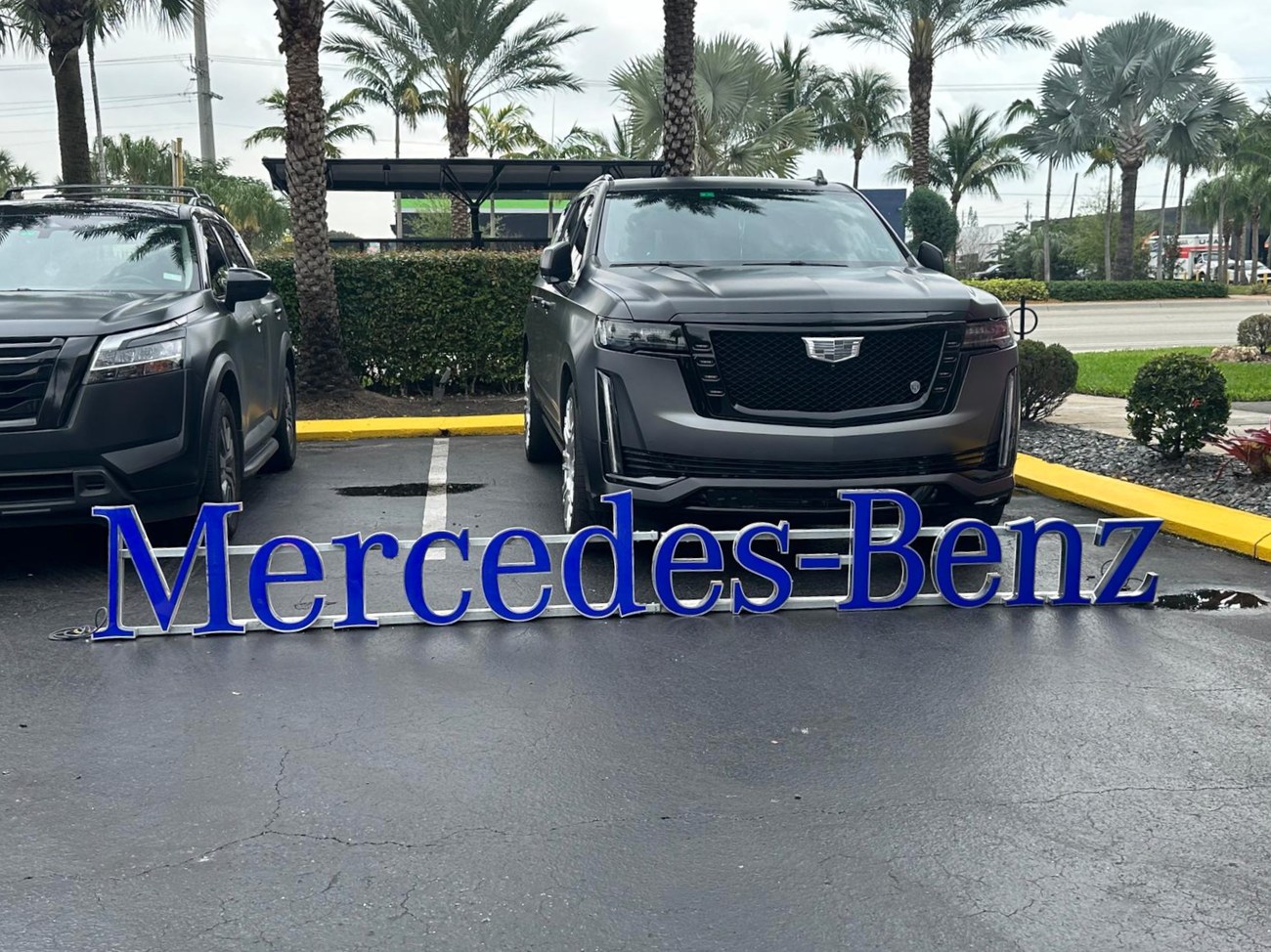 13ft x 1.5ft Illuminated Mercedes-Benz Dealer Sign For Sale | The MB Market