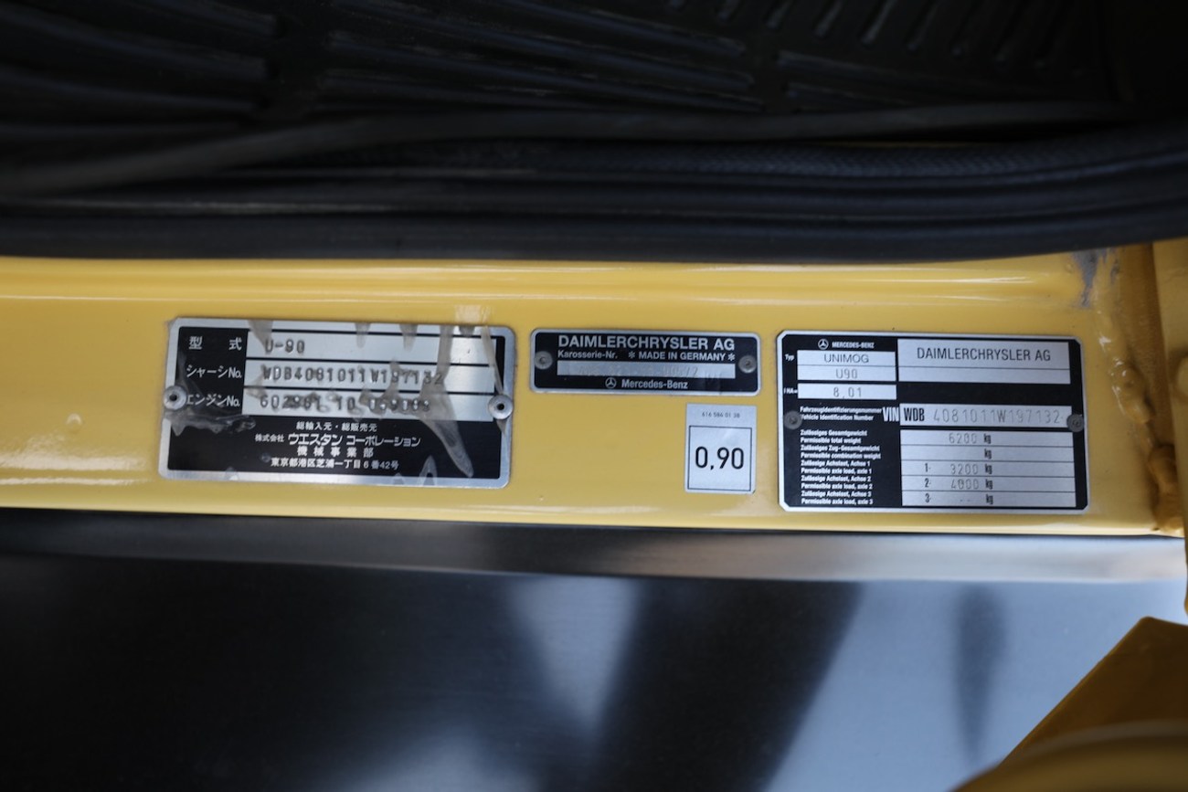 2001 Mercedes-Benz Unimog U90 Turbo For Sale | The MB Market