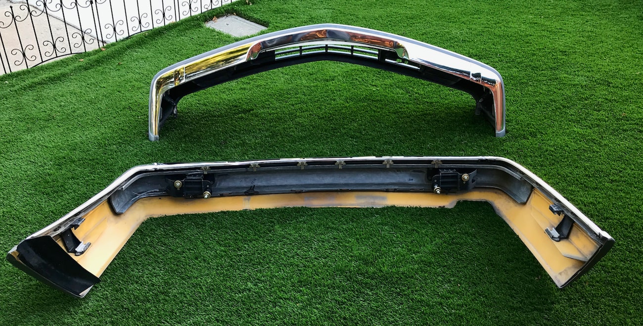 NO RESERVE: Mercedes-Benz W126 Gen II Euro-Spec Front & Rear Bumpers ...