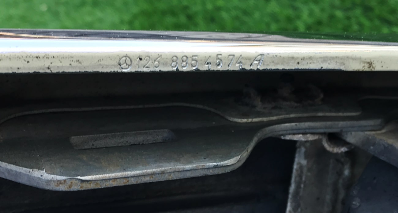 NO RESERVE: Mercedes-Benz W126 Gen II Euro-Spec Front & Rear Bumpers ...