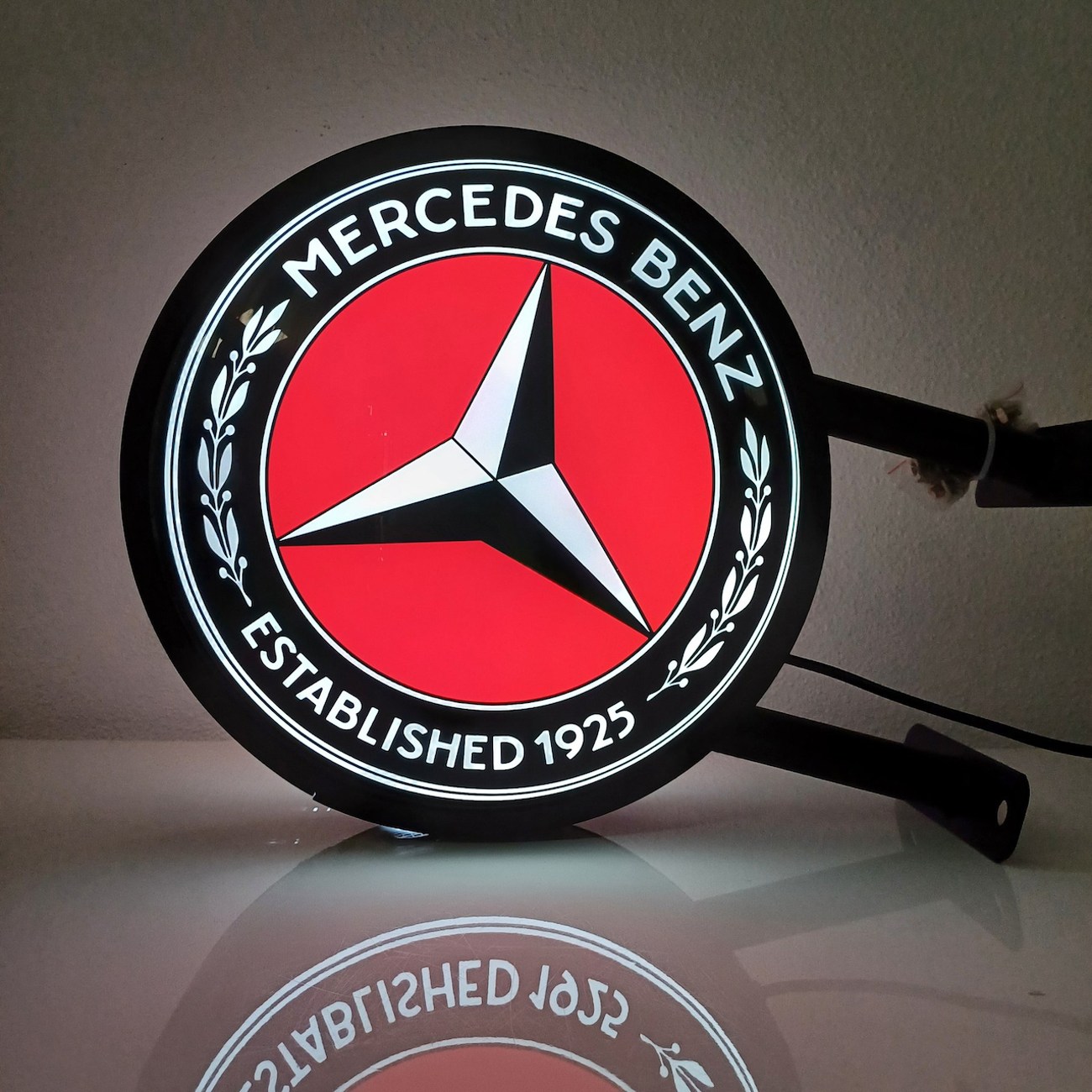 No Reserve: Double-Sided Illuminated Mercedes-Benz Sign For Sale | The ...