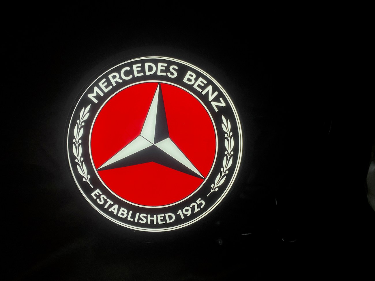 No Reserve: Double-Sided Illuminated Mercedes-Benz Sign For Sale | The ...