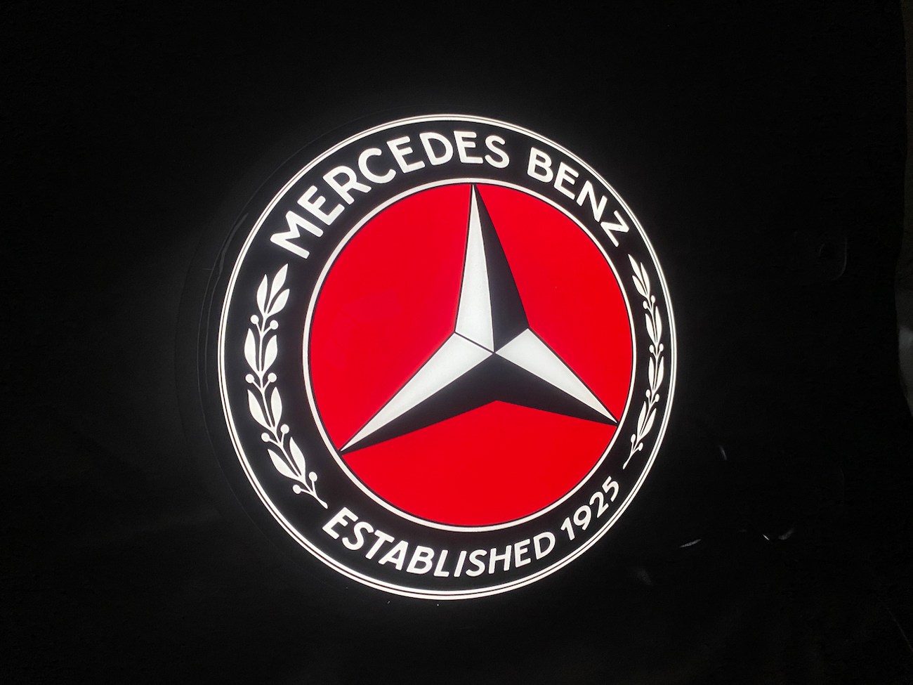 No Reserve: Double-Sided Illuminated Mercedes-Benz Sign For Sale | The ...