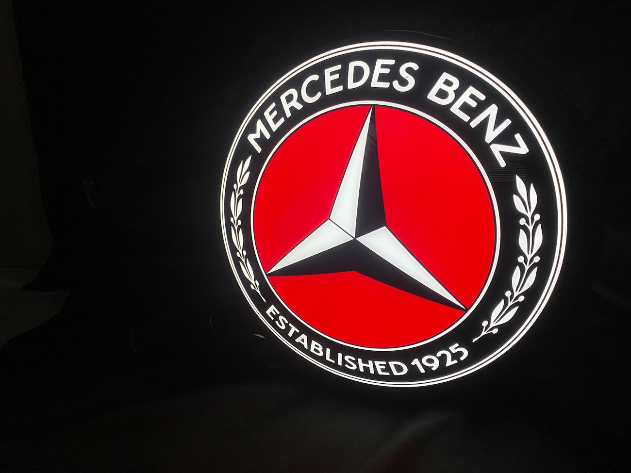 No Reserve: Double-Sided Illuminated Mercedes-Benz Sign For Sale | The ...