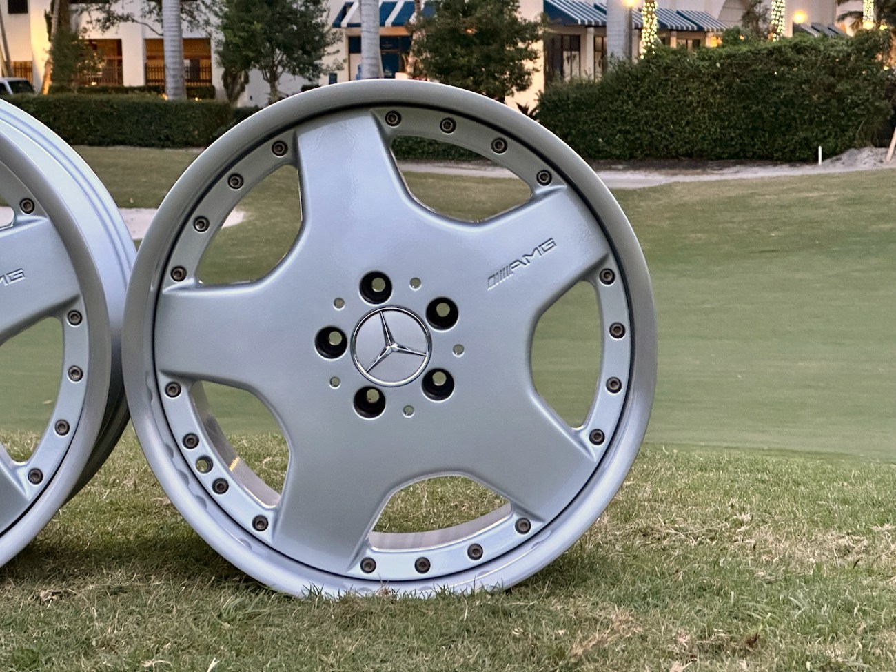 Staggered 2-Piece 18" AMG Aero II Monoblock Wheels by BBS For Sale ...