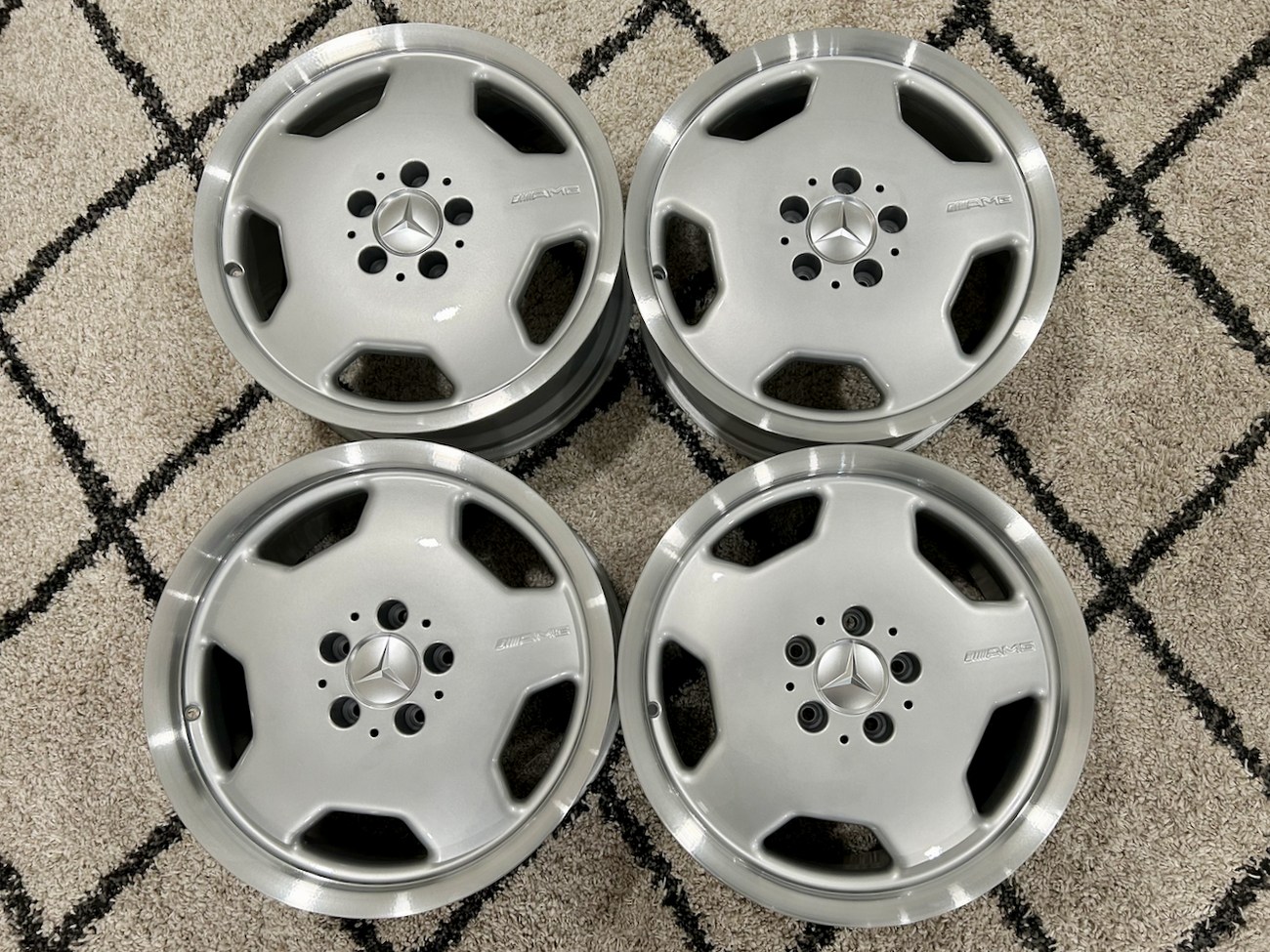 Staggered 17" AMG Aero II Monoblock Wheels For Sale | The MB Market