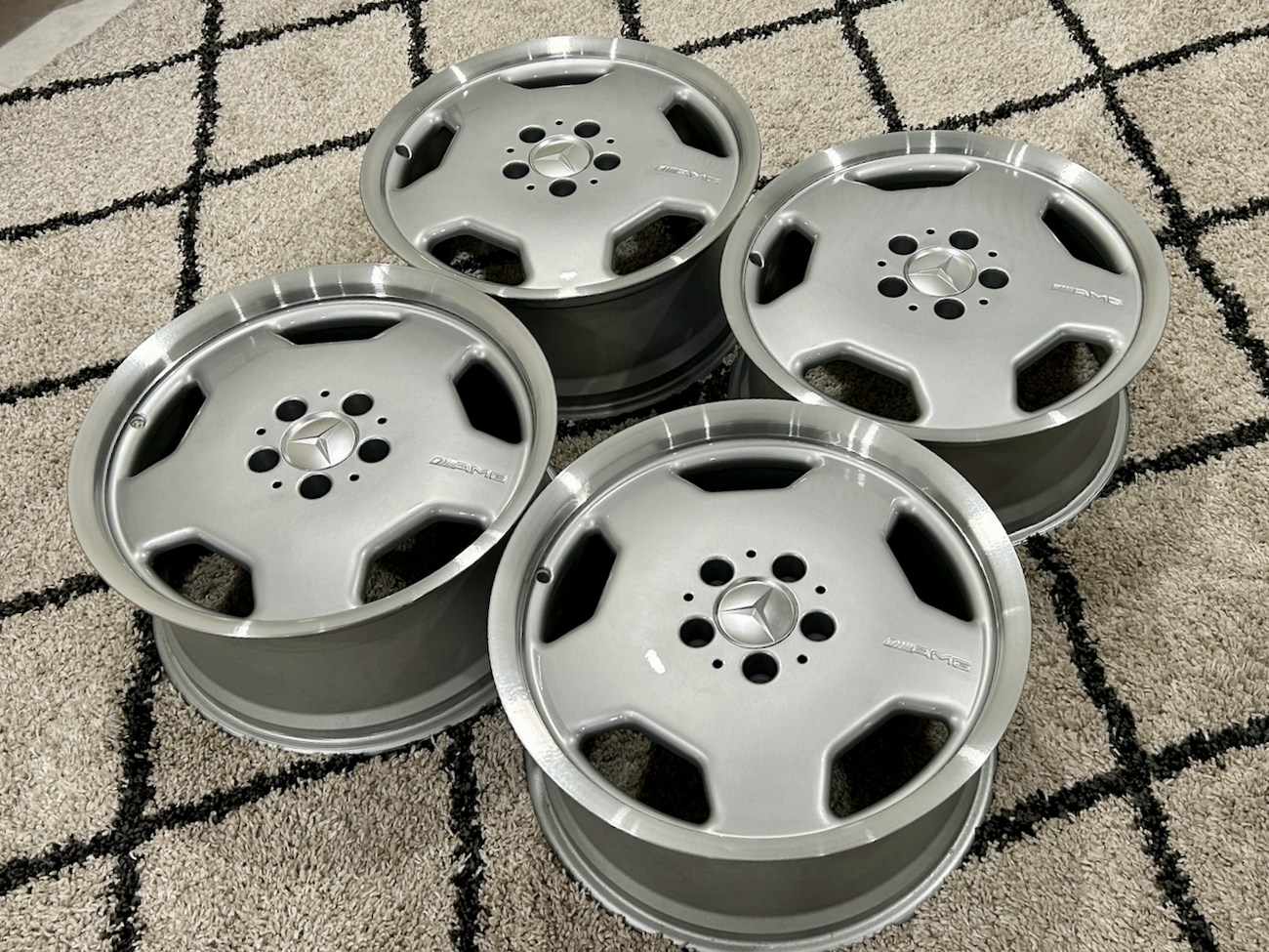 Staggered 17" AMG Aero II Monoblock Wheels For Sale | The MB Market