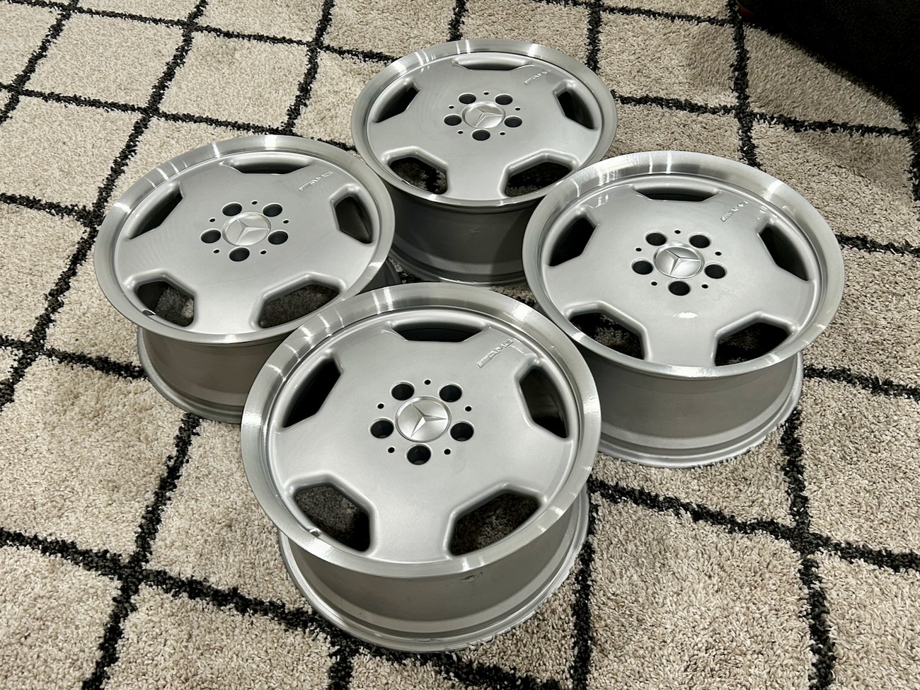 Staggered 17" AMG Aero II Monoblock Wheels For Sale | The MB Market