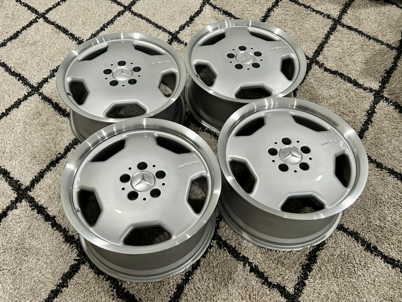 Staggered 17" AMG Aero II Monoblock Wheels For Sale | The MB Market