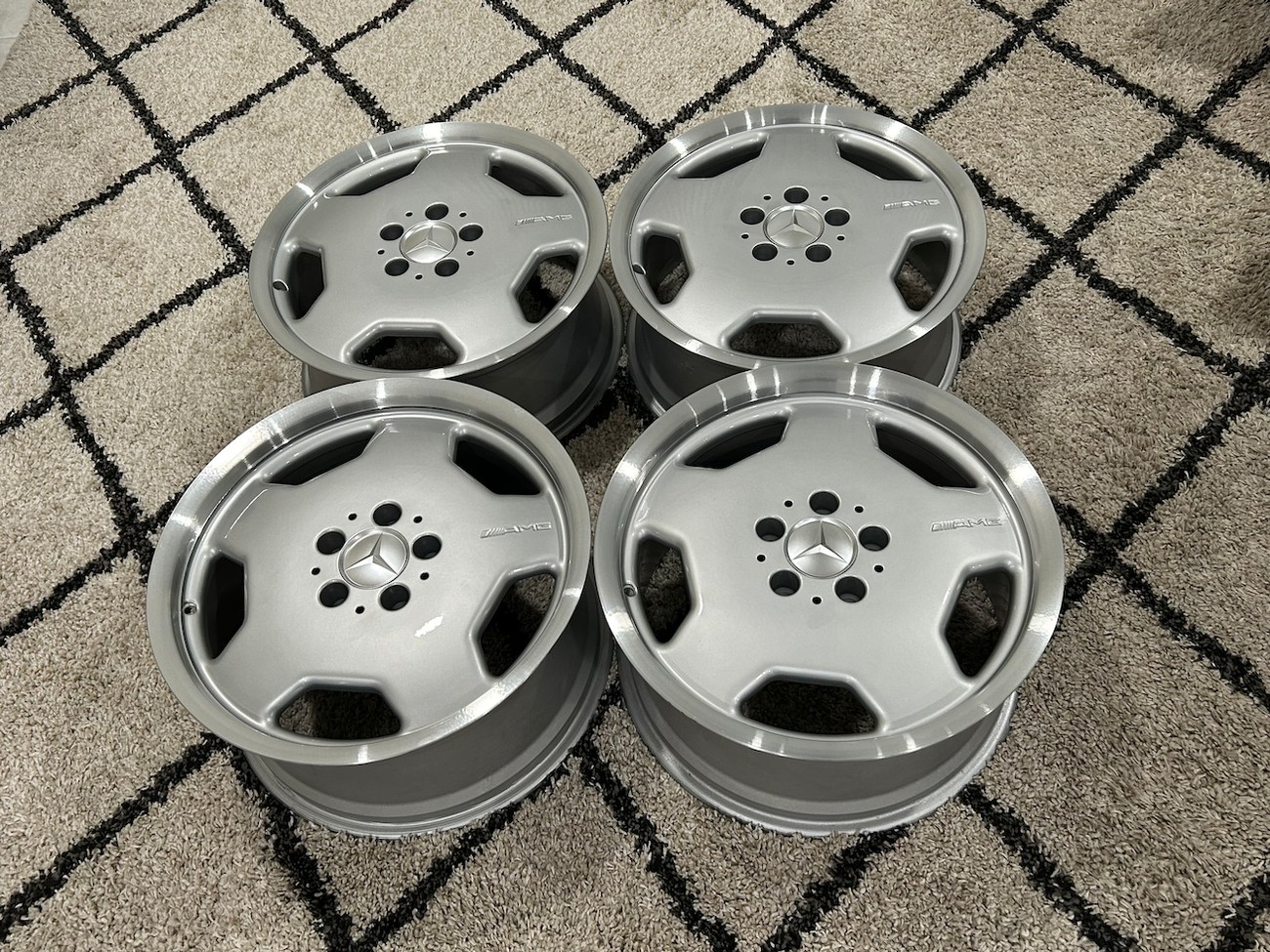 Staggered 17" AMG Aero II Monoblock Wheels For Sale | The MB Market