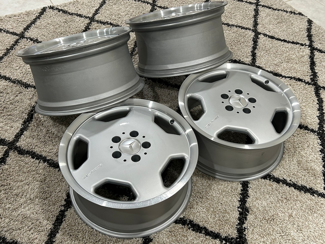 Staggered 17" AMG Aero II Monoblock Wheels For Sale | The MB Market