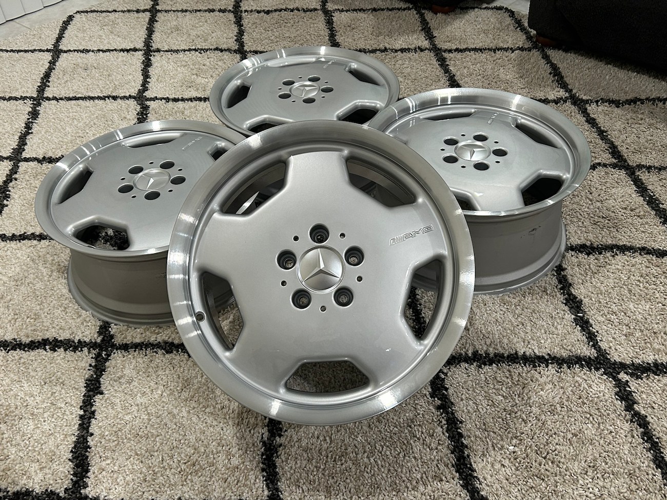 Staggered 17" AMG Aero II Monoblock Wheels For Sale | The MB Market
