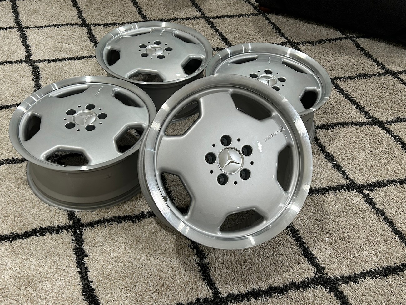 Staggered 17" AMG Aero II Monoblock Wheels For Sale | The MB Market
