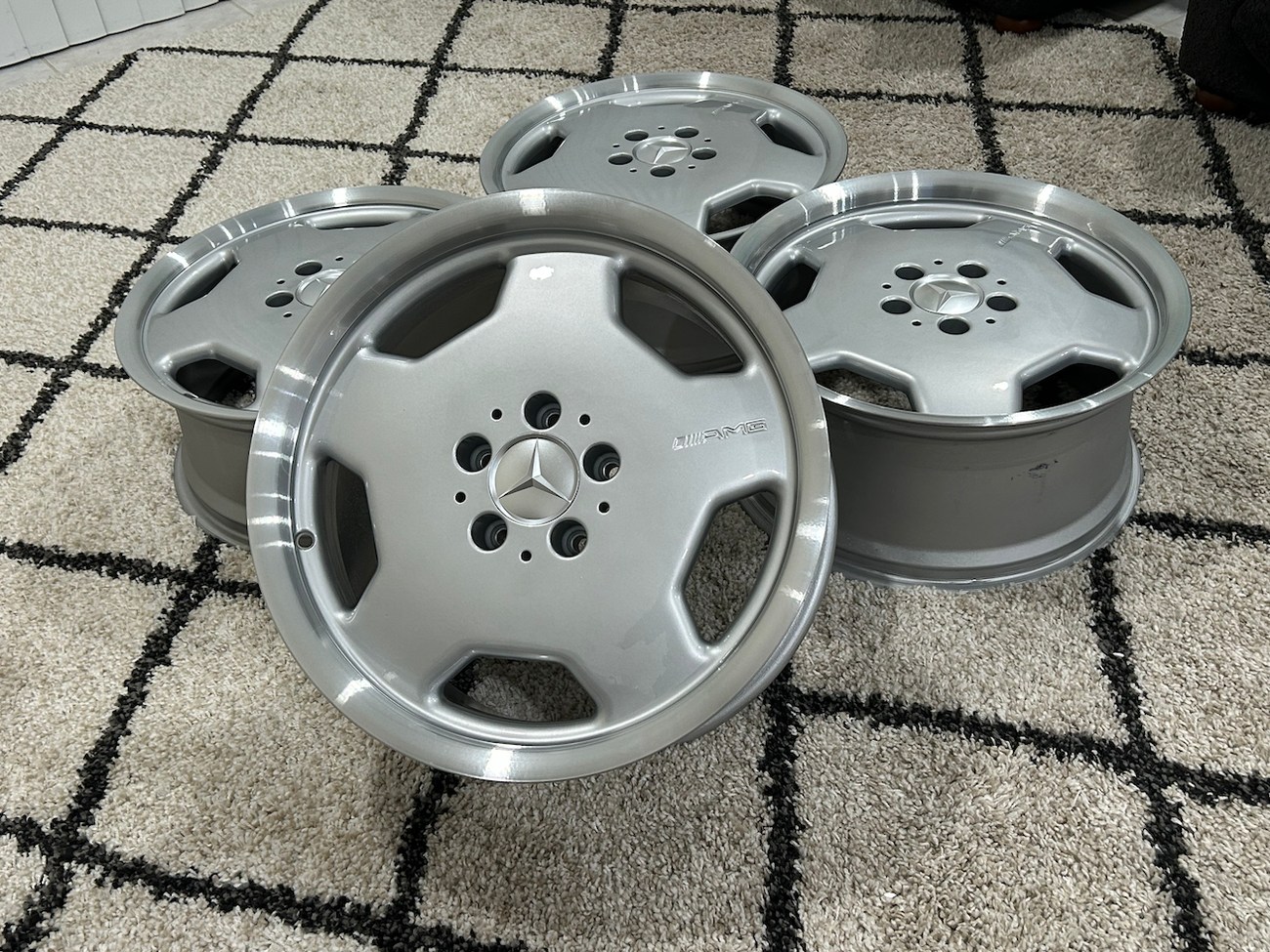 Staggered 17" AMG Aero II Monoblock Wheels For Sale | The MB Market