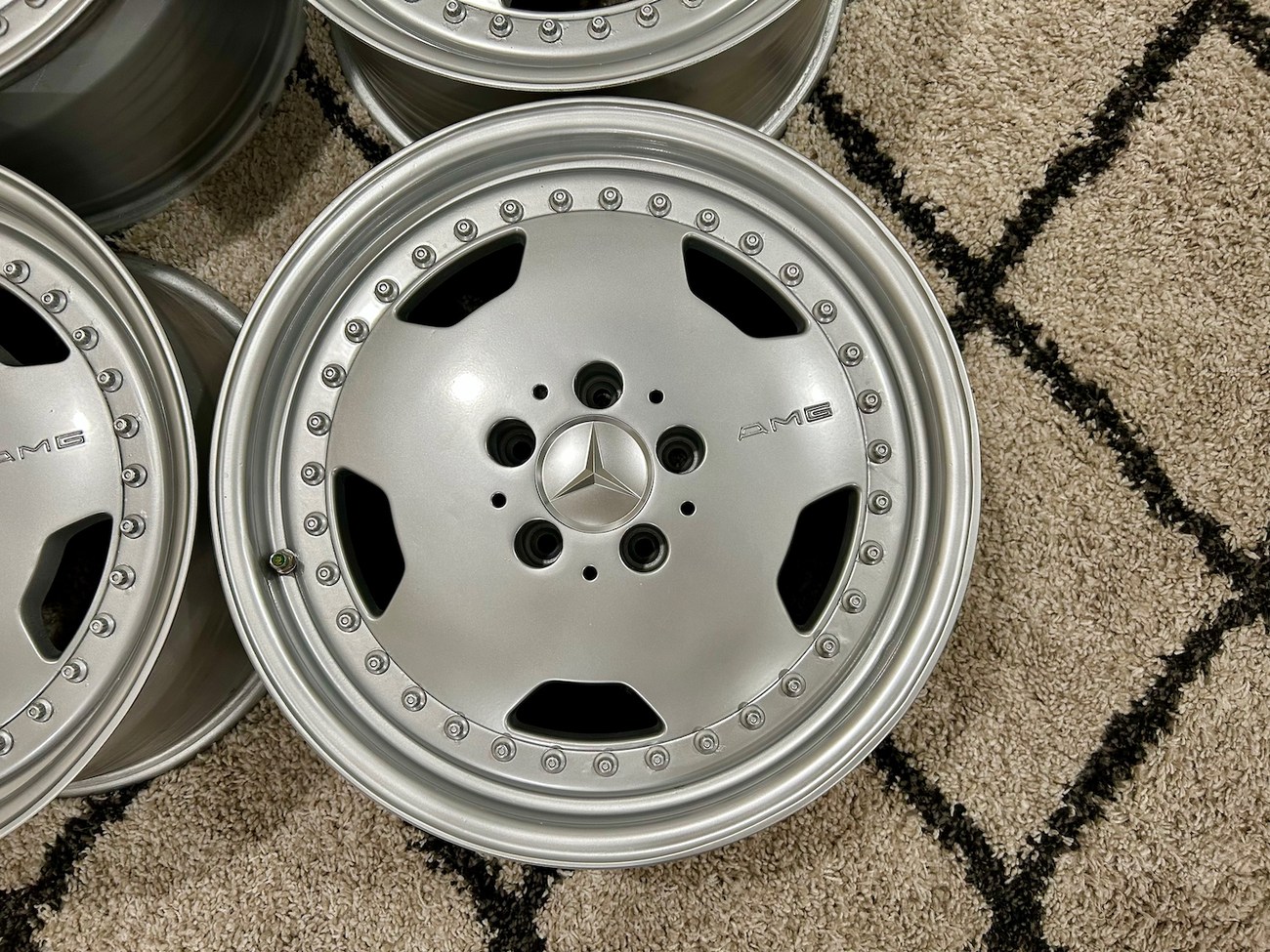 Squared 17" AMG Aero III Wheels for W124 by OZ Racing For Sale | The MB ...