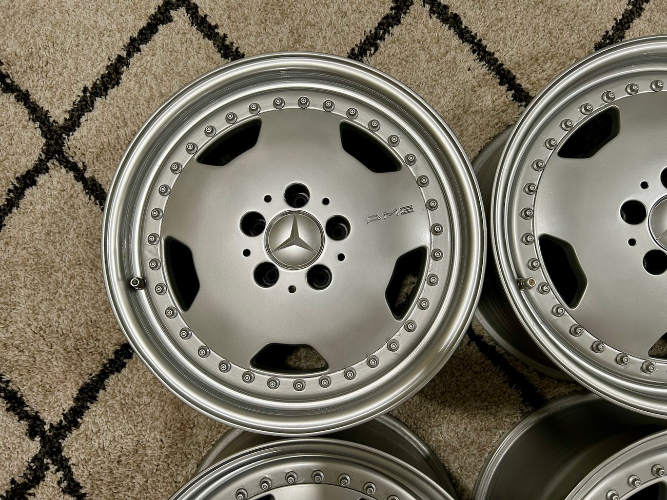 Squared 17" AMG Aero III Wheels for W124 by OZ Racing For Sale | The MB ...