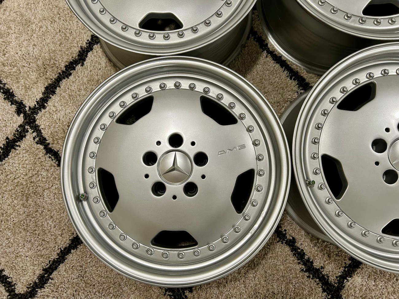 Squared 17" AMG Aero III Wheels for W124 by OZ Racing For Sale | The MB ...
