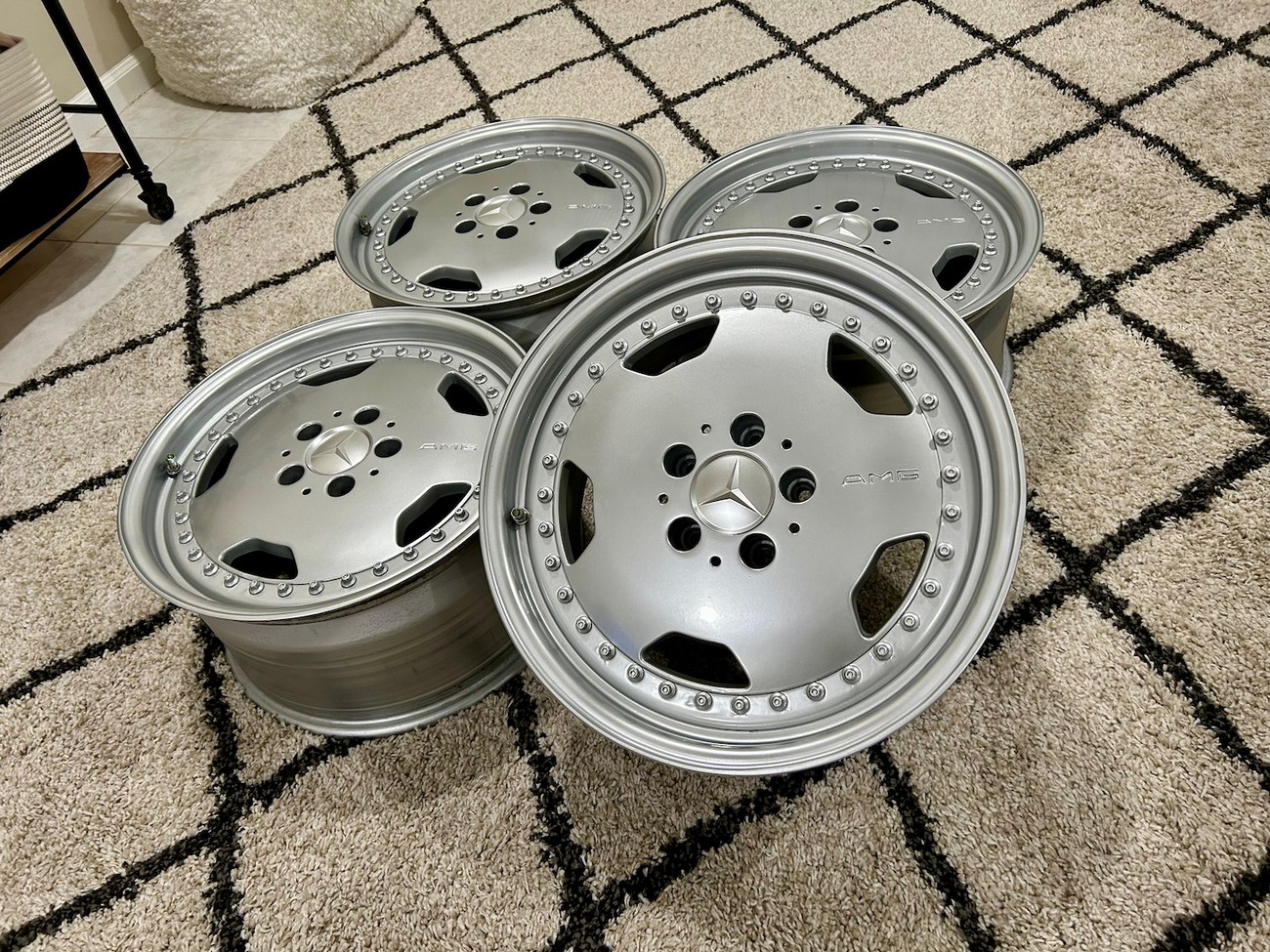 Squared 17" AMG Aero III Wheels for W124 by OZ Racing For Sale | The MB ...