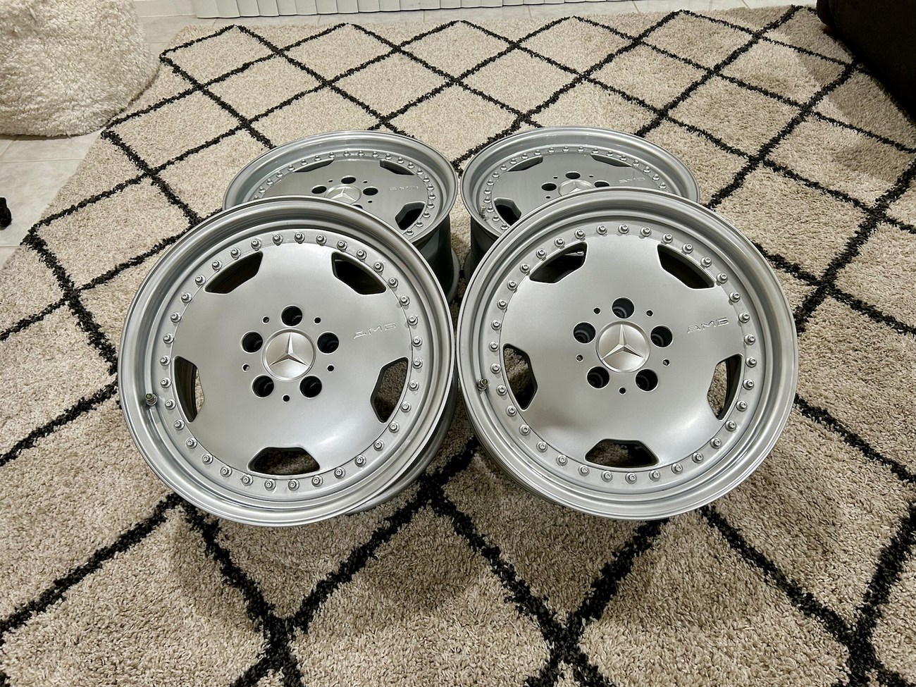 Squared 17" AMG Aero III Wheels for W124 by OZ Racing For Sale | The MB ...