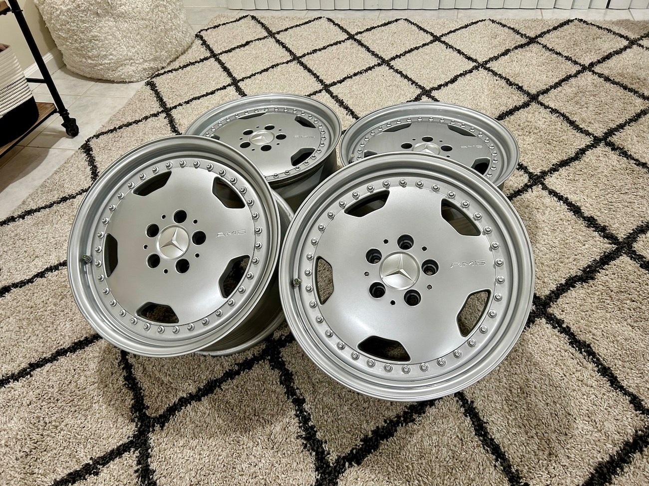 Squared 17" AMG Aero III Wheels for W124 by OZ Racing For Sale | The MB ...