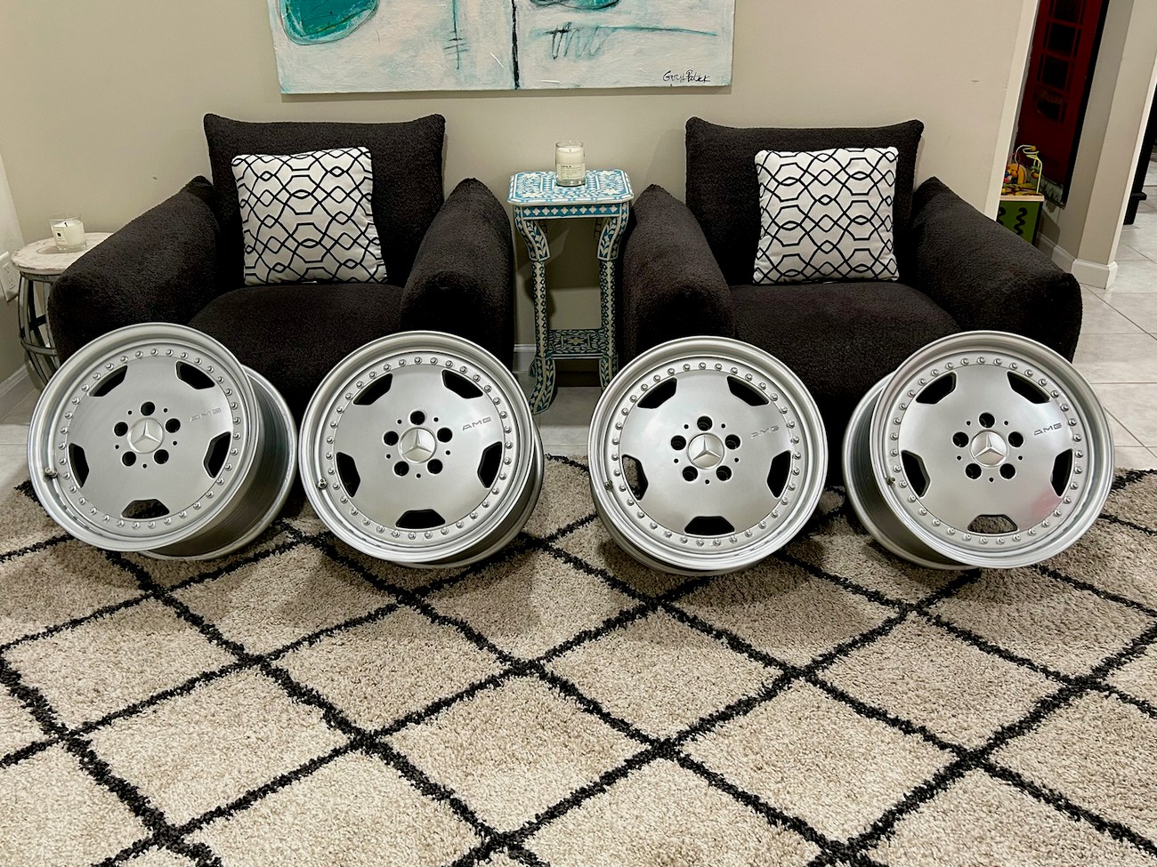Squared 17" AMG Aero III Wheels for W124 by OZ Racing For Sale | The MB ...