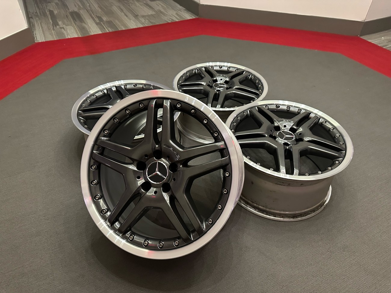 NO RESERVE: Staggered 2-Piece 19" Cromodora AMG Wheels For Sale | The ...