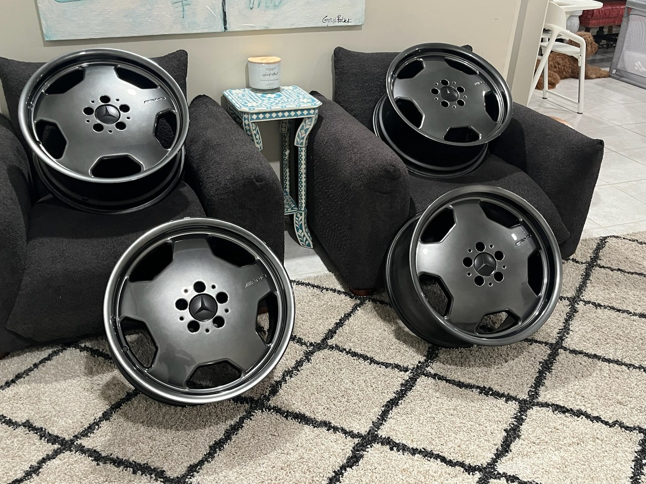Staggered 18″ AMG Aero II Monoblock Wheels For Sale | The MB Market