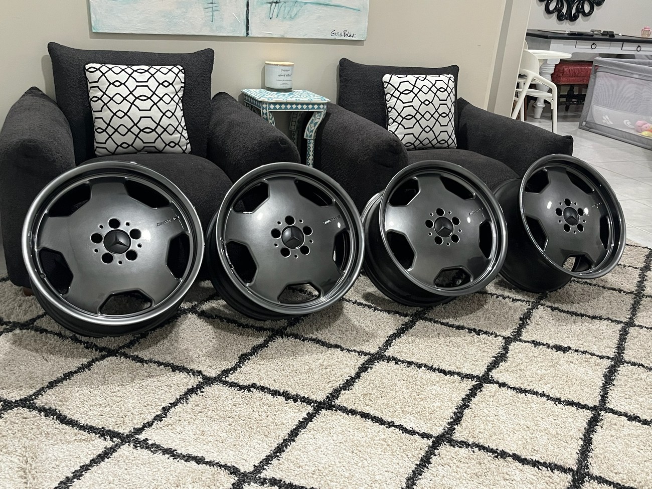 Staggered 18″ AMG Aero II Monoblock Wheels For Sale | The MB Market