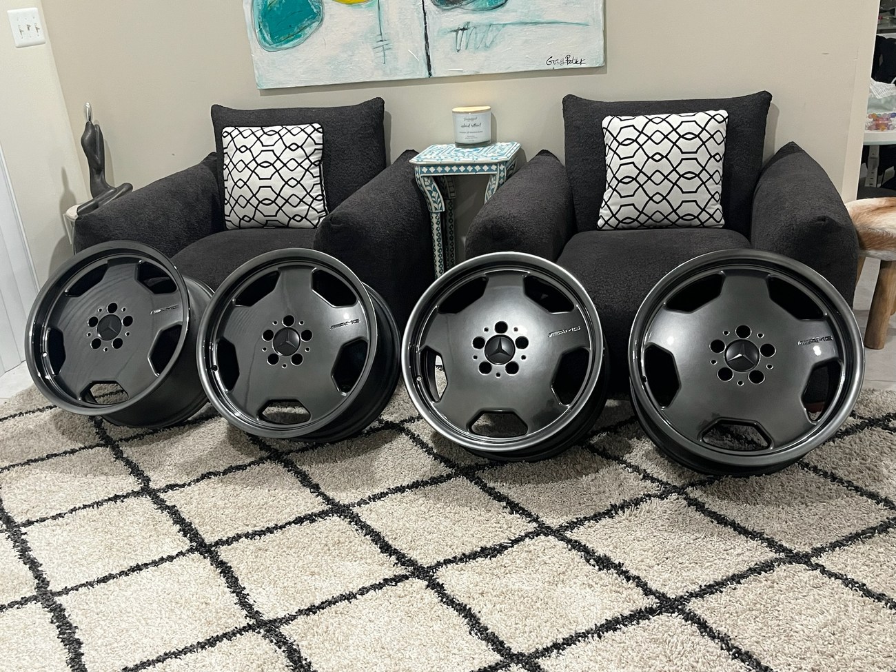 Staggered 18″ AMG Aero II Monoblock Wheels For Sale | The MB Market
