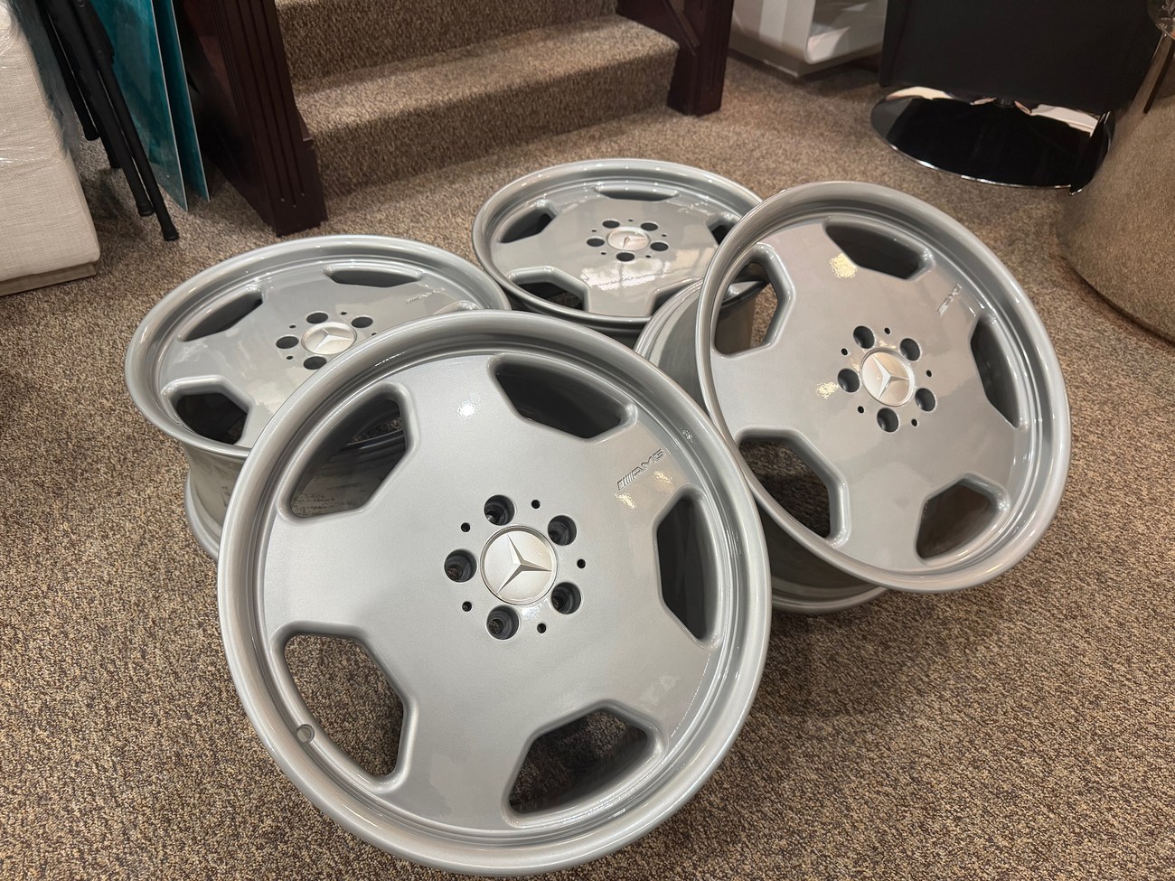 Staggered 19" AMG Aero II Monoblock Wheels for W140 For Sale | The MB ...