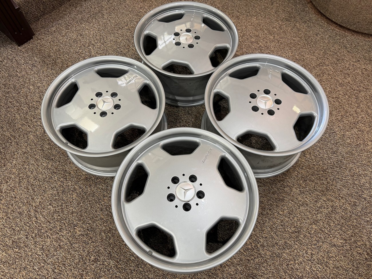 Staggered 19" AMG Aero II Monoblock Wheels for W140 For Sale | The MB ...