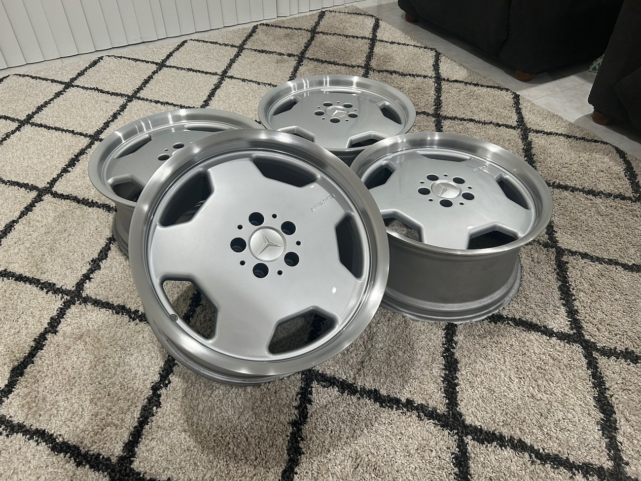 Staggered 18" AMG Aero II Monoblock Wheels for R129/W210 For Sale | The ...