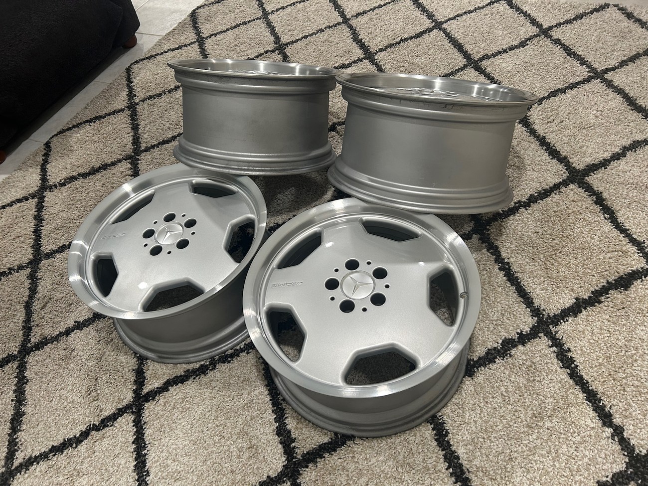 Staggered 18" AMG Aero II Monoblock Wheels for R129/W210 For Sale | The ...