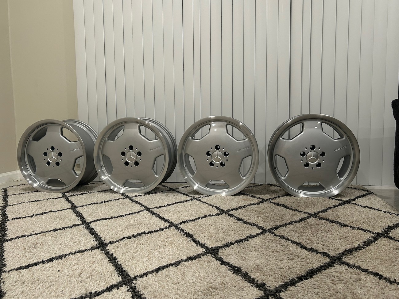 Staggered 18" AMG Aero II Monoblock Wheels for R129/W210 For Sale | The ...