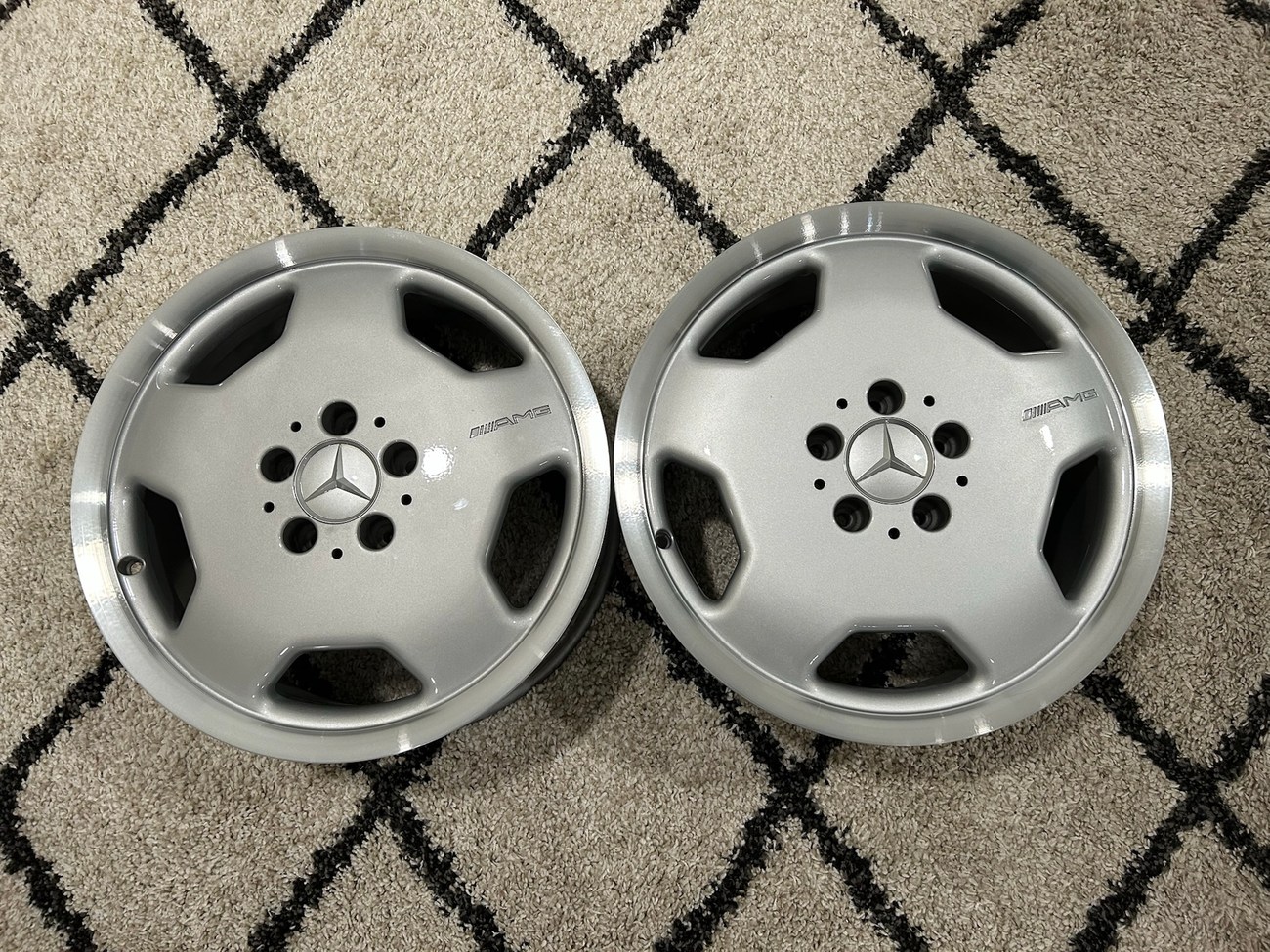 Pair of 17" AMG Aero II Monoblock Wheels for W124 For Sale | The MB Market