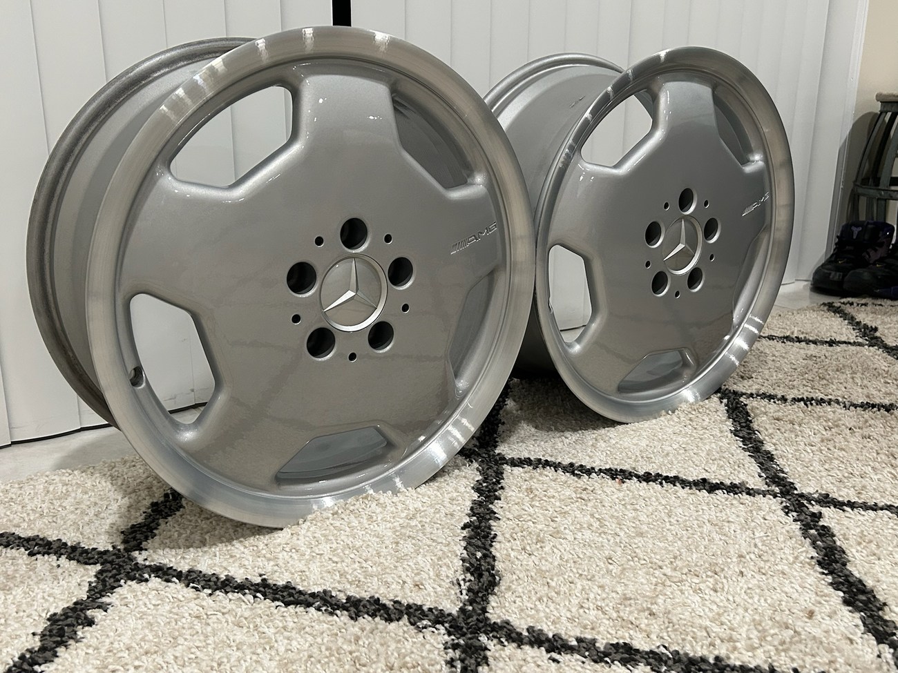 Pair of 17" AMG Aero II Monoblock Wheels for W124 For Sale | The MB Market