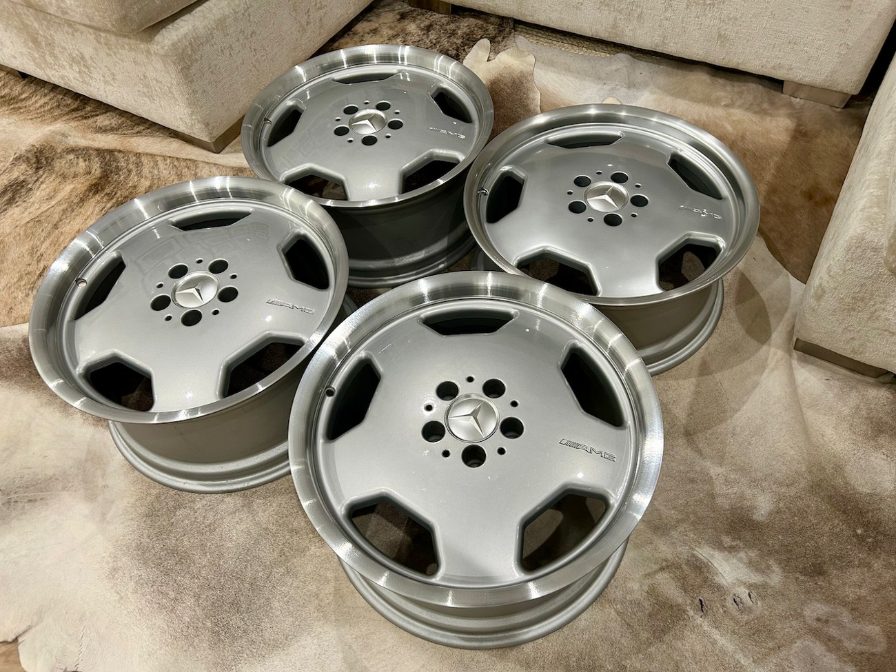 Staggered 18" AMG Aero II Monoblock Wheels for W210/R129 For Sale | The ...