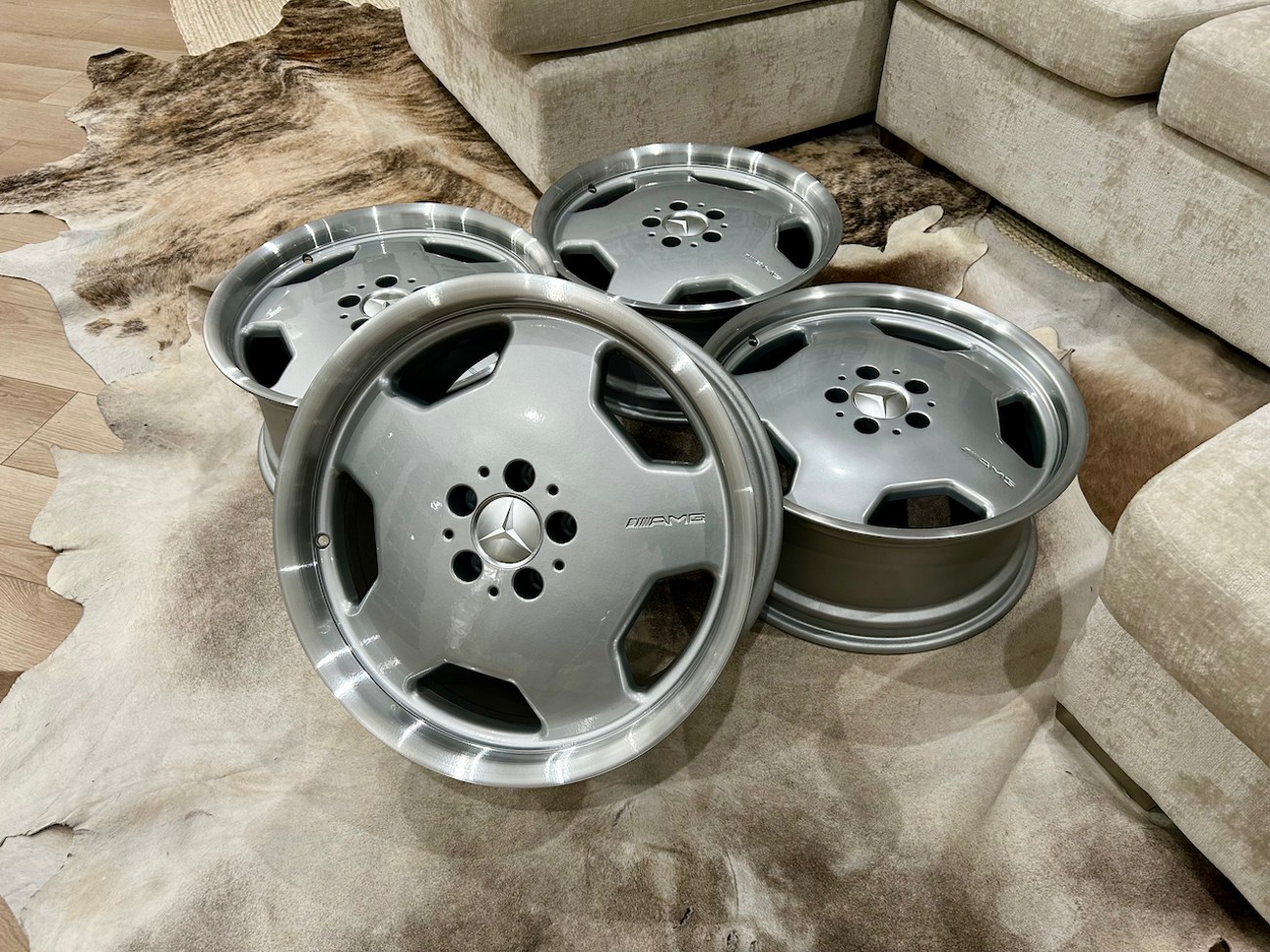 Staggered 18" AMG Aero II Monoblock Wheels for W210/R129 For Sale | The ...