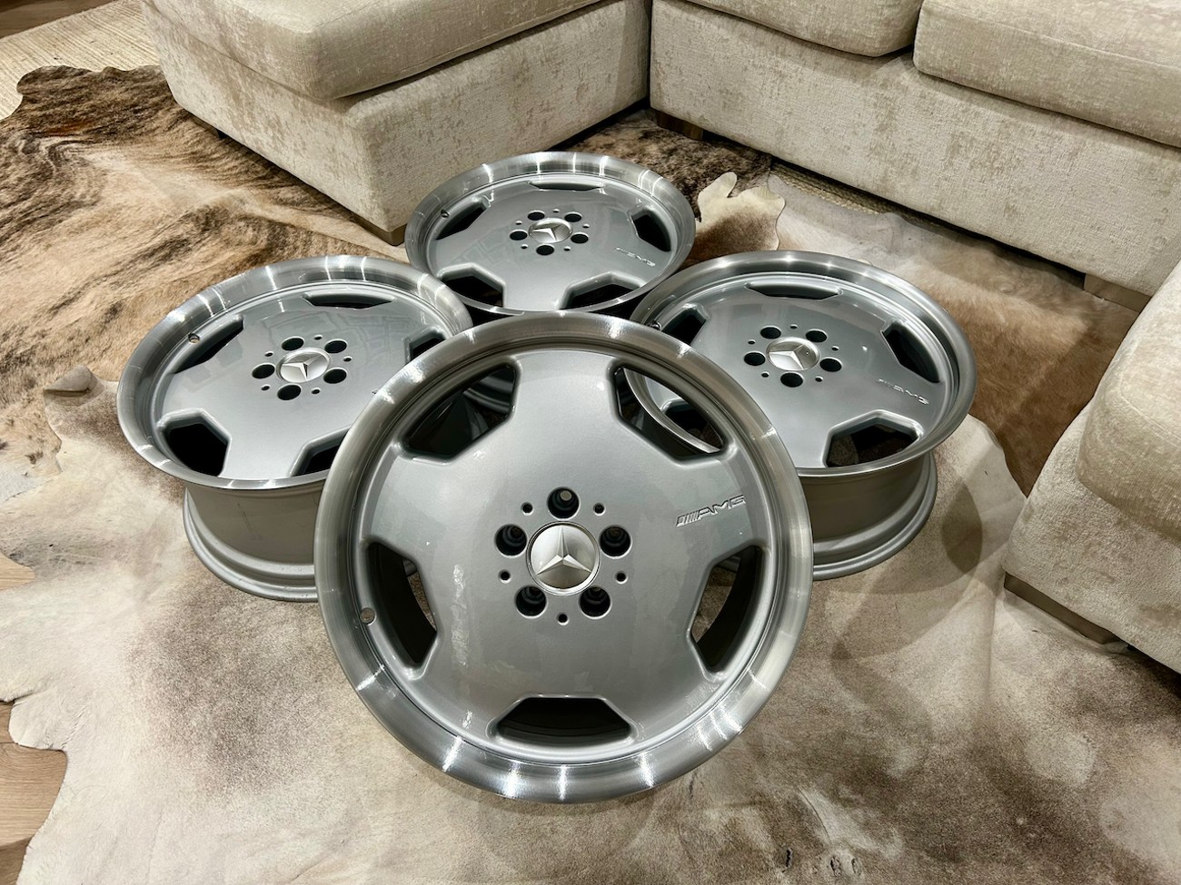Staggered 18" AMG Aero II Monoblock Wheels for W210/R129 For Sale | The ...