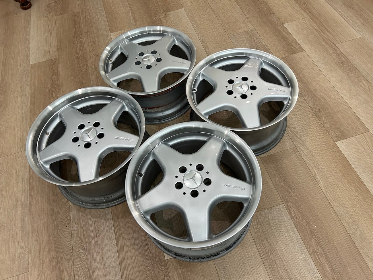 18" AMG Monoblock Style 1 Sport Wheels Set of 5 For Sale | The MB Market